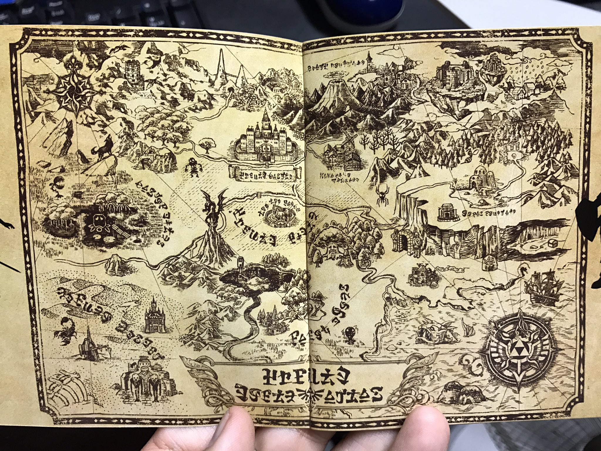 Hyrule Map Wallpaper