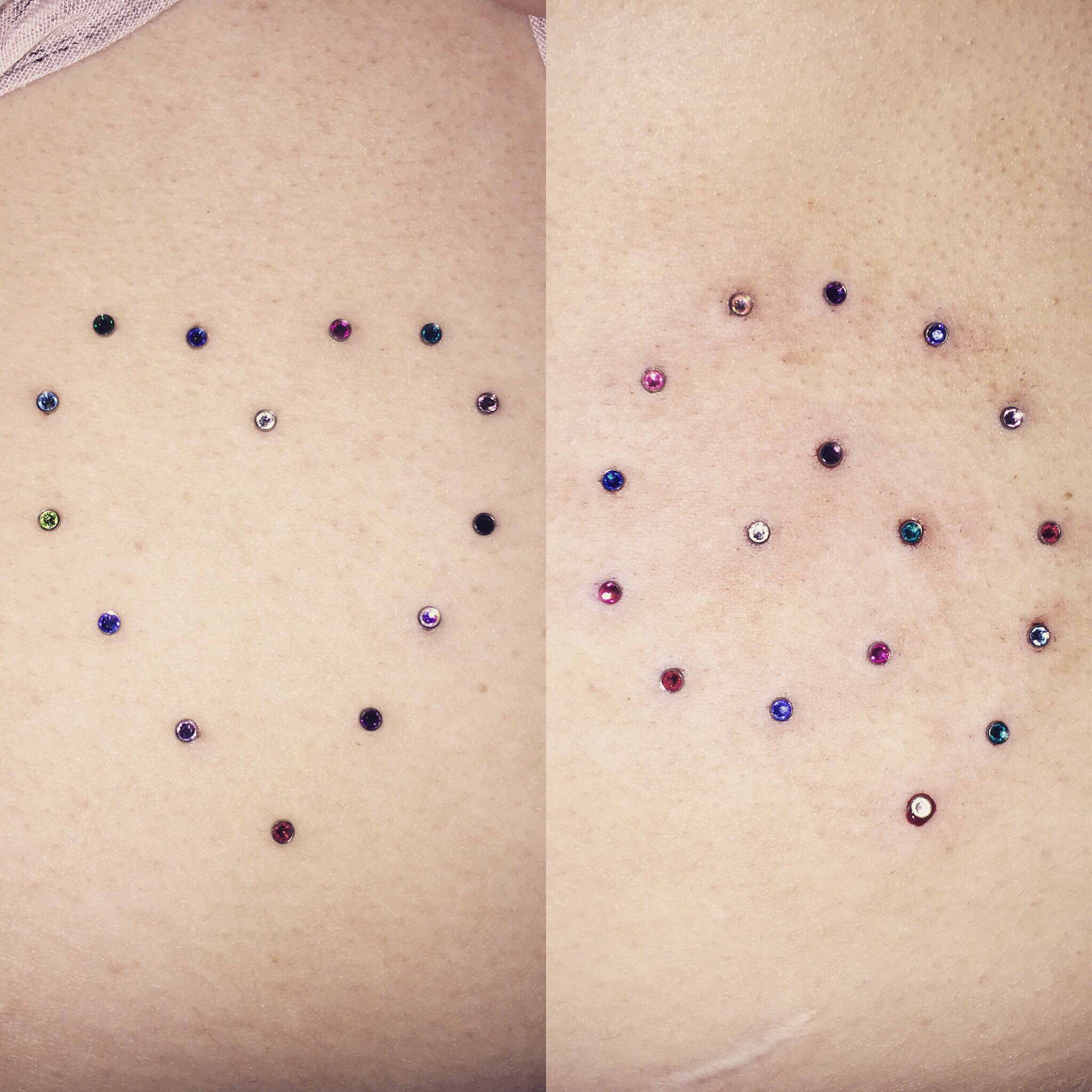 Dermal Piercing Spine