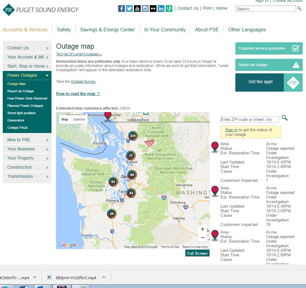 8.05PM Outage check: TacomaUtilities- 5 (map shows pg1 of 3 ... 8.05PM Outage check: TacomaUtilities- 5 (map shows pg1 of 3 ...