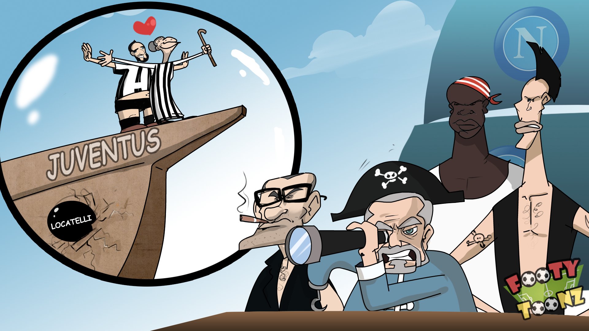 Higuain Napoli Cartoons Wallpaper