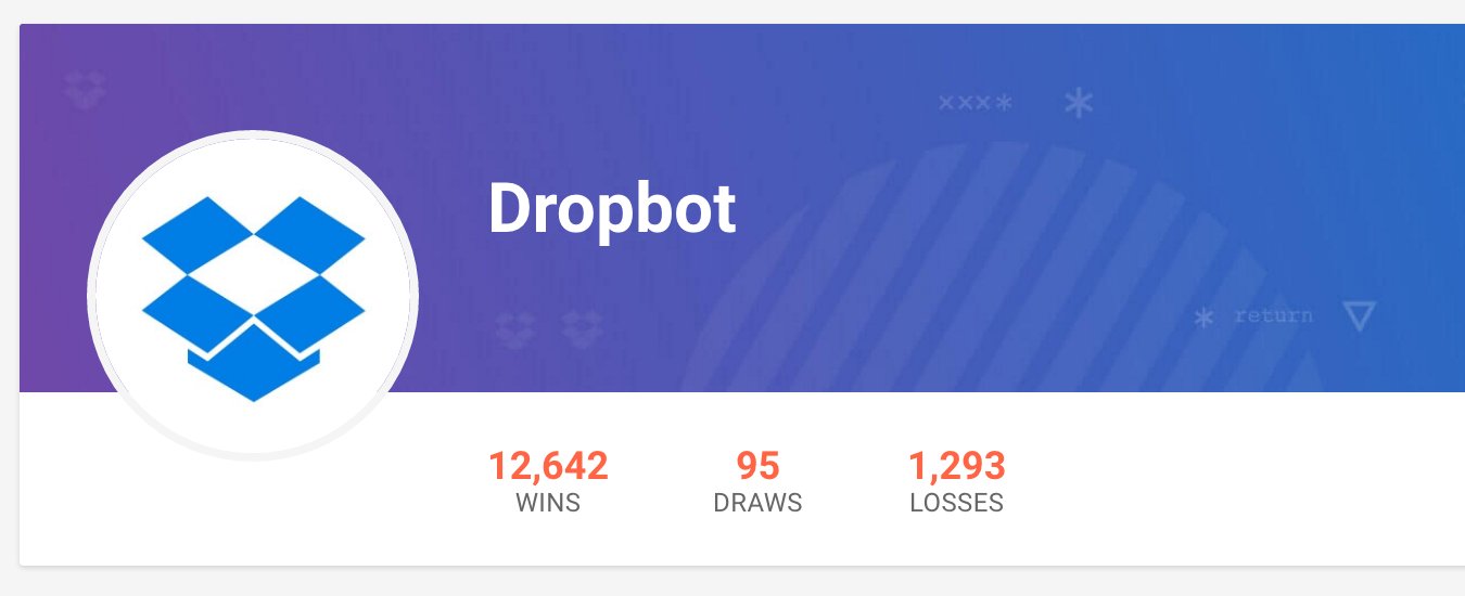 Rick Harris on Twitter: "Currently sitting at #1 after beating #Dropbot on @CodeFights - Got to ...