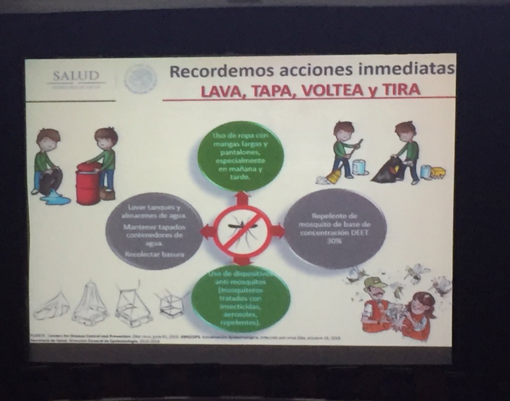 "Lava, tapa, voltea y tira" acciones inmediatas para evitar el zika ...