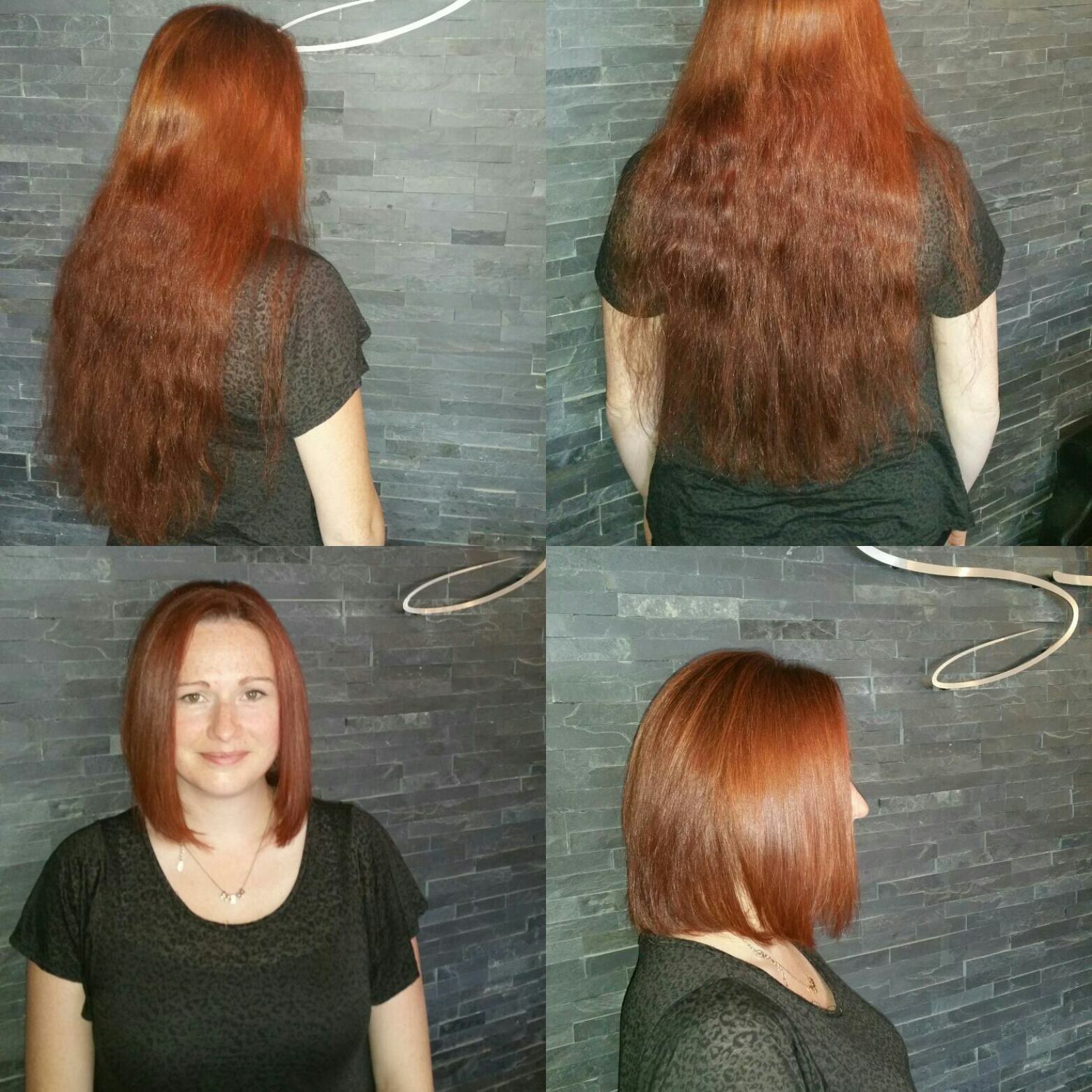 Split Ends Before And After Cut