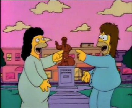 Brújula Íntimo Asistencia homero con pelo largo Cabaña Filadelfia fatiga