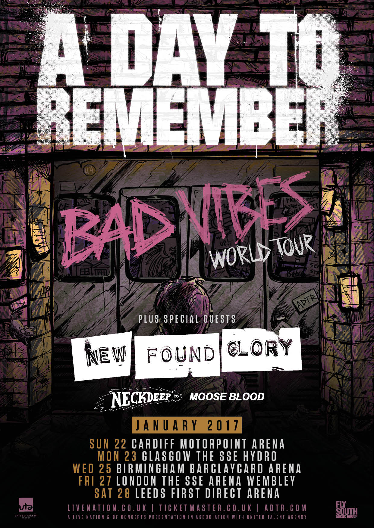 Poster A Day To Remember Adtr