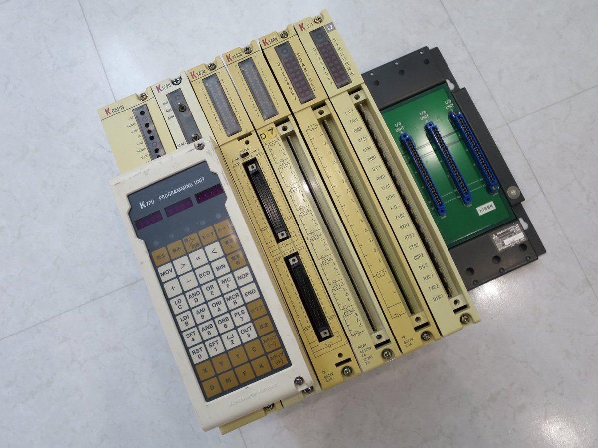 シーケンサ レール付 (93713) set 三菱電機 MELSEC - valie.sports.coocan.jp