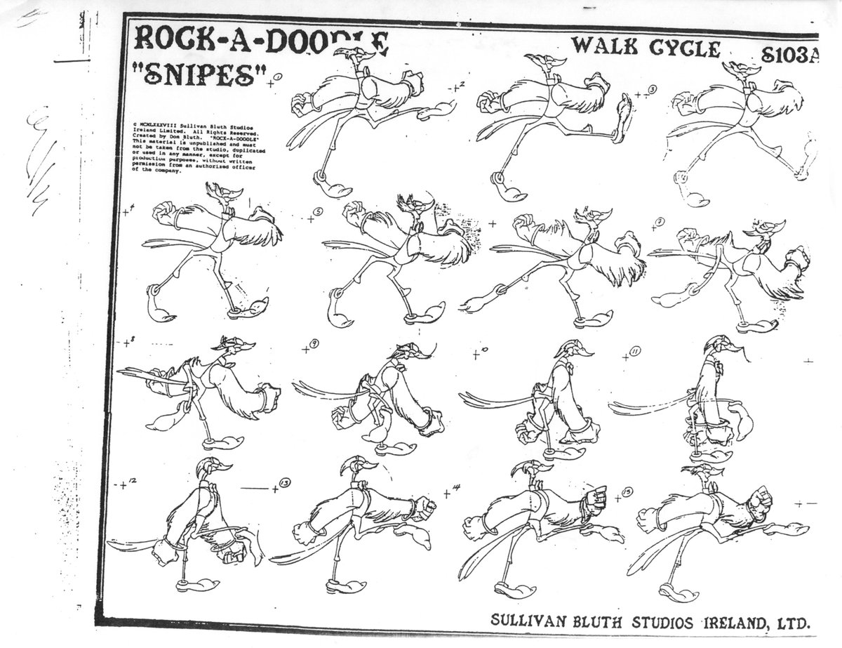 Don Bluth Model Sheets