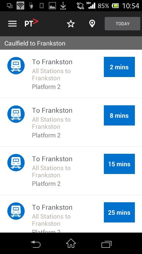 Bus, Train & tram tracking app - Page 3