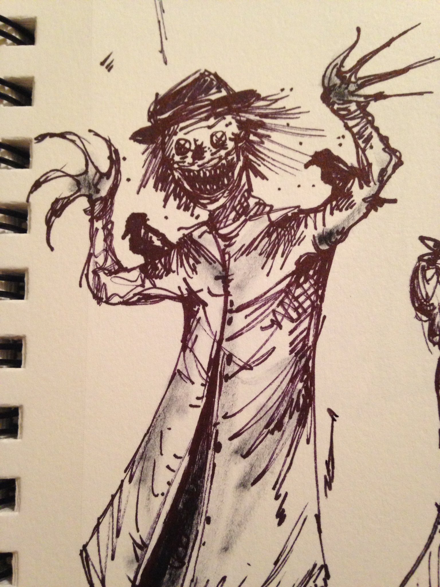 Scary Scarecrow Art