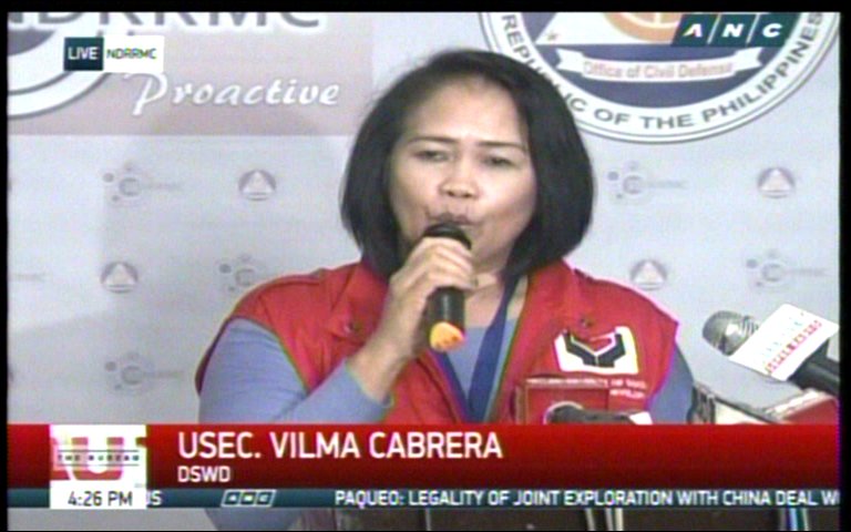 DSWD Usec Vilma Cabrera: LawinPH affected areas are Regions 1, 2 CAR, 3 ...