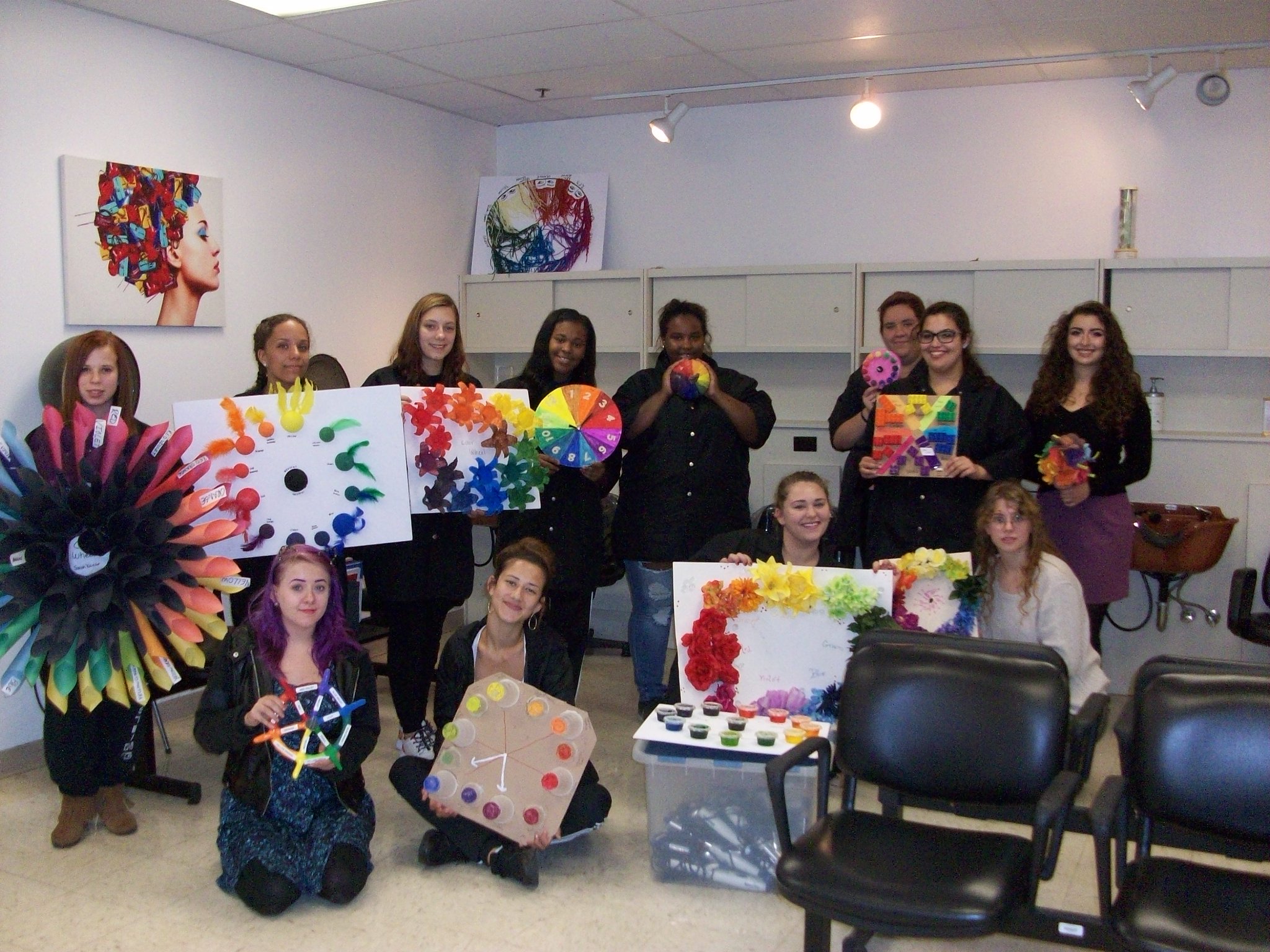 Color Wheel For Cosmetology Project Ideas