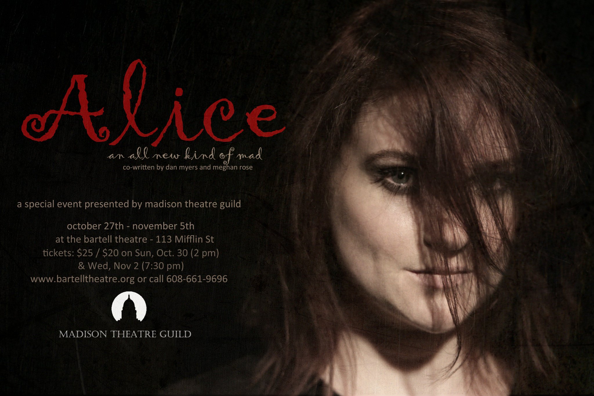 MadisonTheatreGuild on Twitter: "ALICE - a hard rock musical by @Dan ...