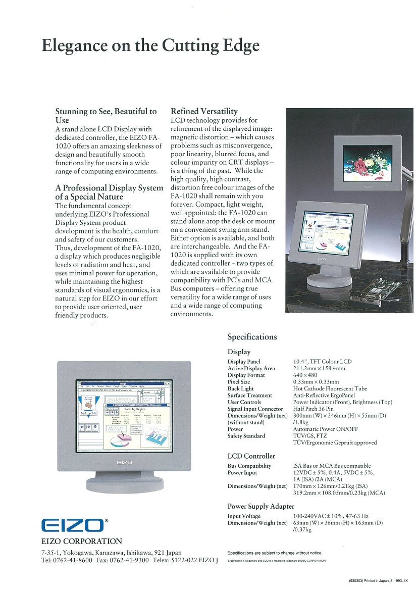 Tetszik Ketyegés Unalmas first lcd monitor valahol Csodálatos alkatrészek