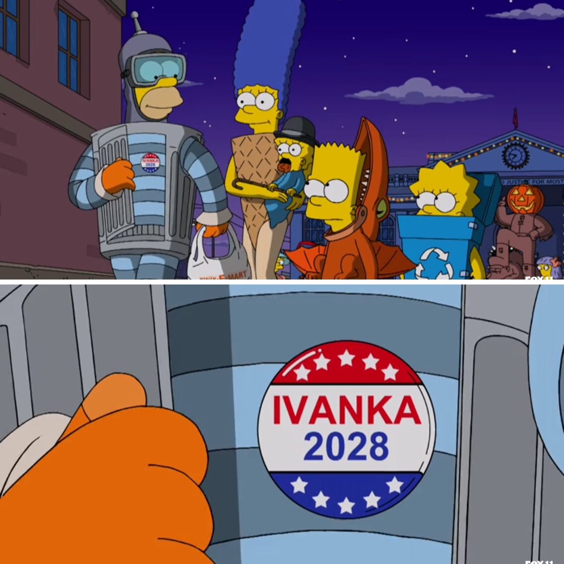 繼Trump之後，Simpsons 仲預言Trump個女 2028年選總統 - 創意台 - 香港高登討論區