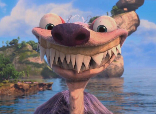 Ice Age Sid Smiling
