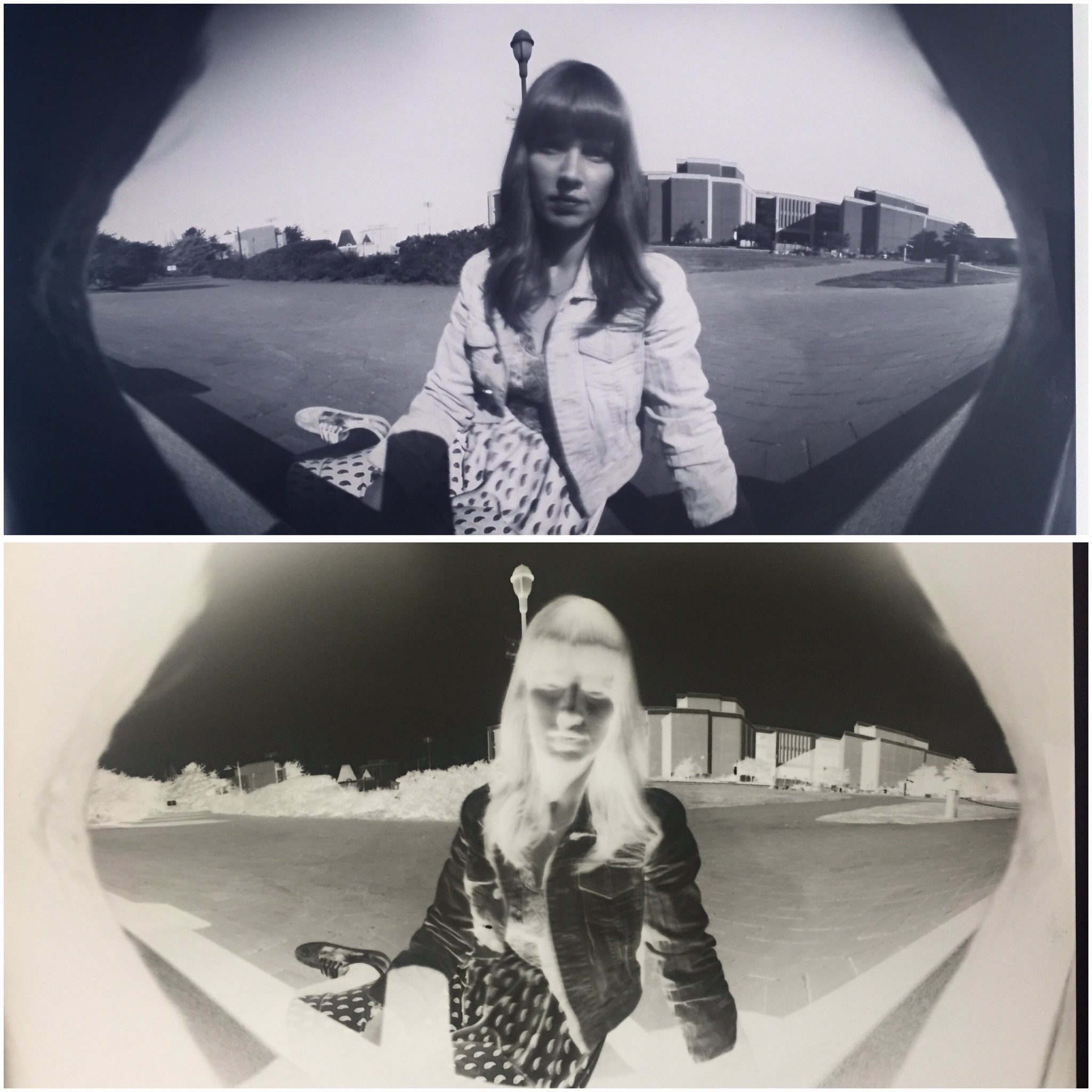 Negative Pinhole Photography Works Concerning Images Of Light