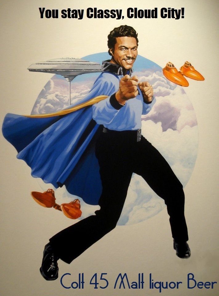 Lando Calrissian Colt 45 Meme
