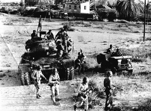 Turkish soldiers are marching to Kyrenia in Turkish Invasion of Cyprus ...