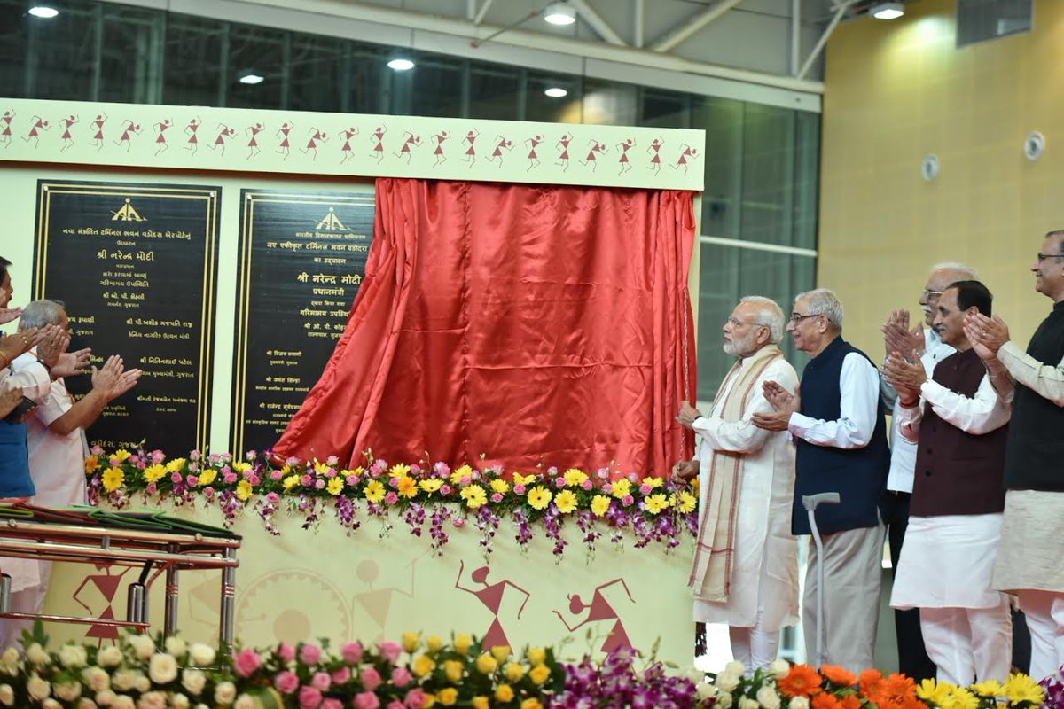 Prime Minister Narendra Modi inaugurates new integrated airport ...