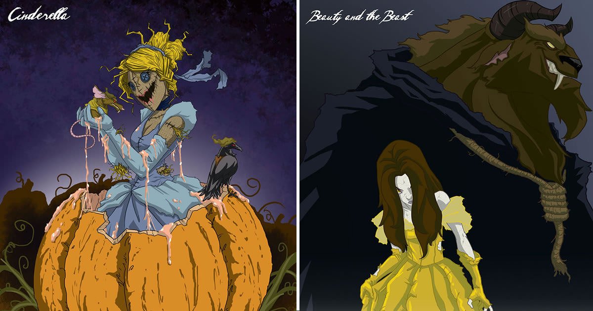 Evil Disney Princesses By Jeffrey Thomas