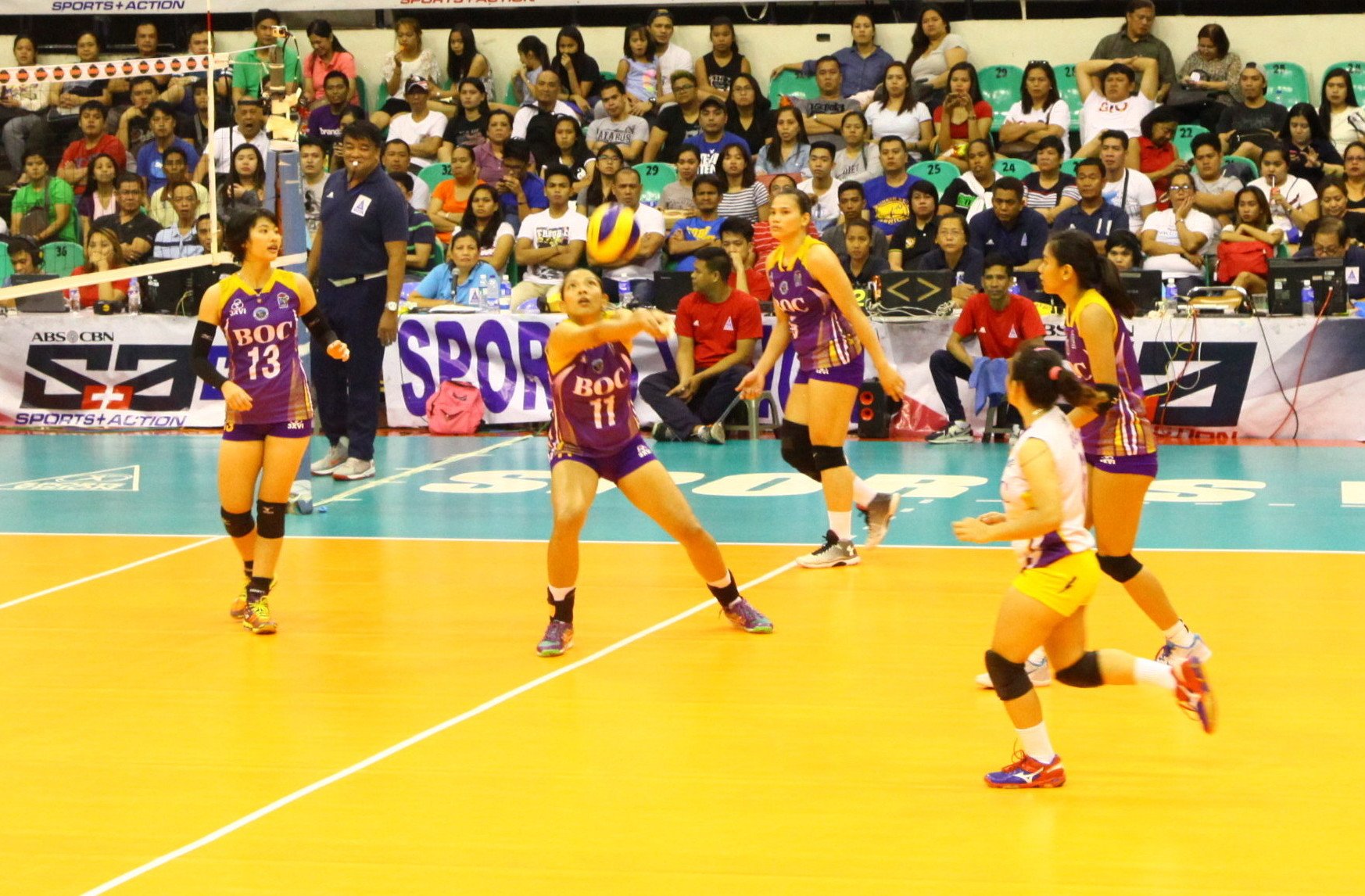 Bureau of Customs PH on Twitter: "Scenes from last night's @vleague_ph match between BOC and Air ...