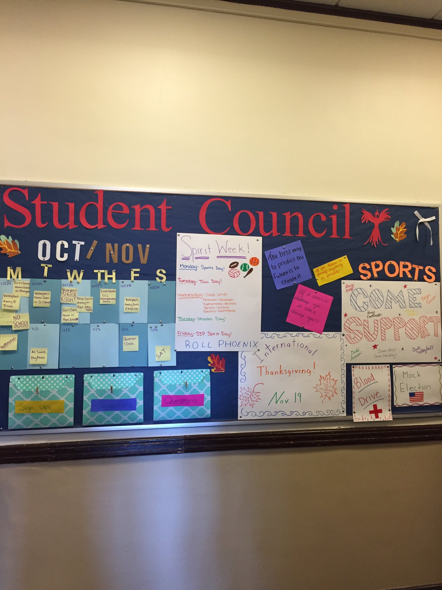 Student Government Bulletin Board
