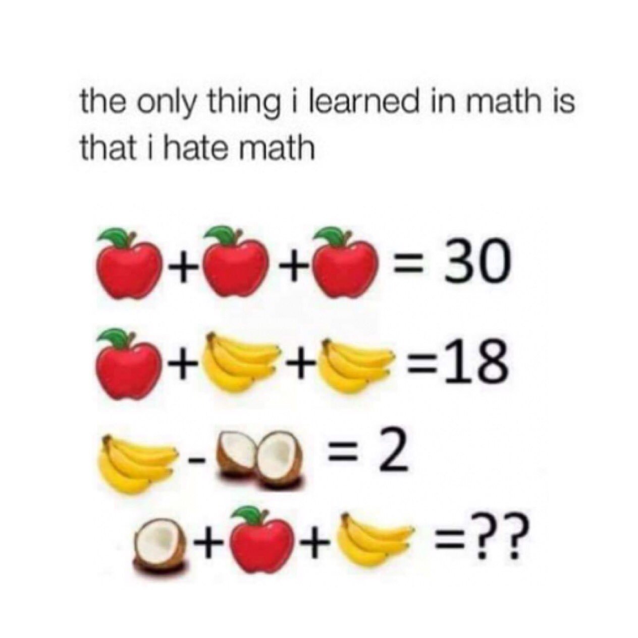Hate Maths Memes