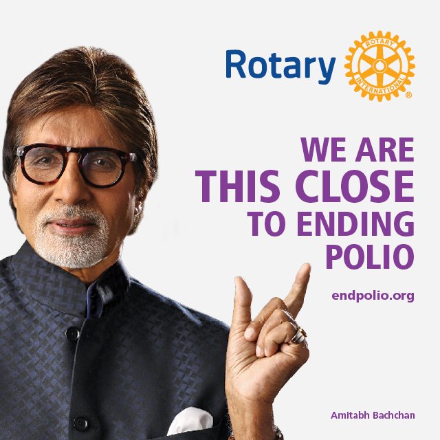 Amitabh Bachchan on Twitter: "T 2421 - World Polio Day Proud I helped ...