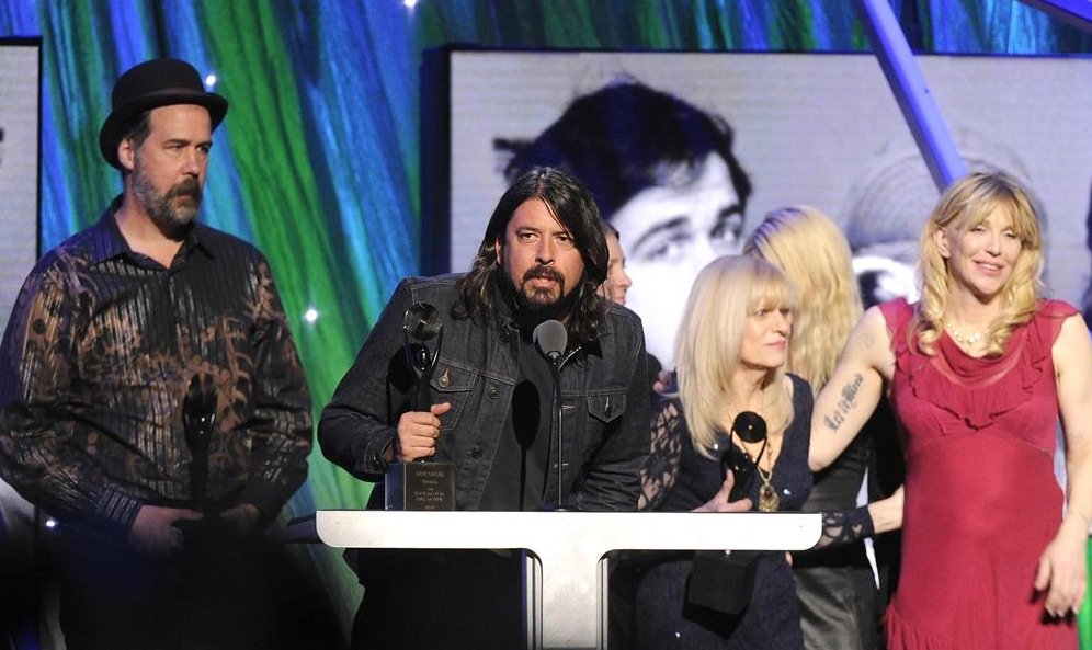 Dave Grohl And Courtney Love