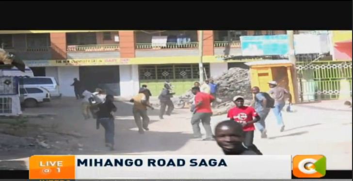 Residents protest move by KDF to close Mihango-Kayole road ...
