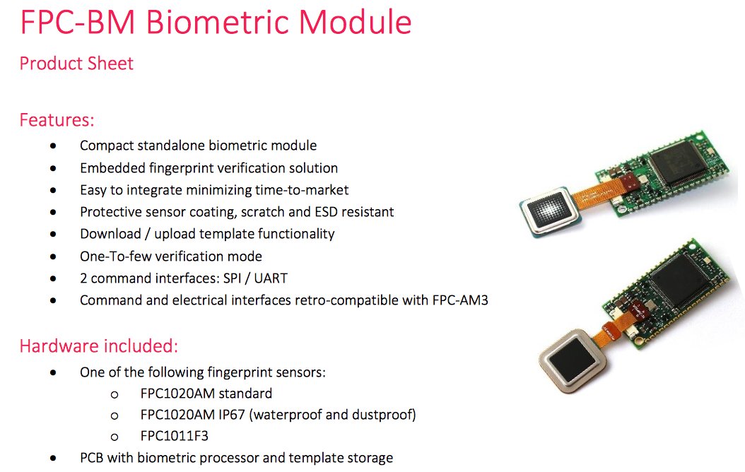 Materiel on Twitter: "Touch Fingerprint Sensor FPC1028, optimized performance at an affordable ...