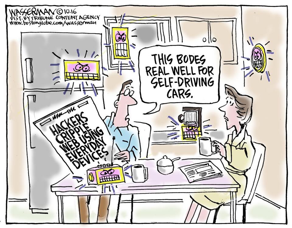 Hacking the web through household gadgets Editorial cartoon in ...