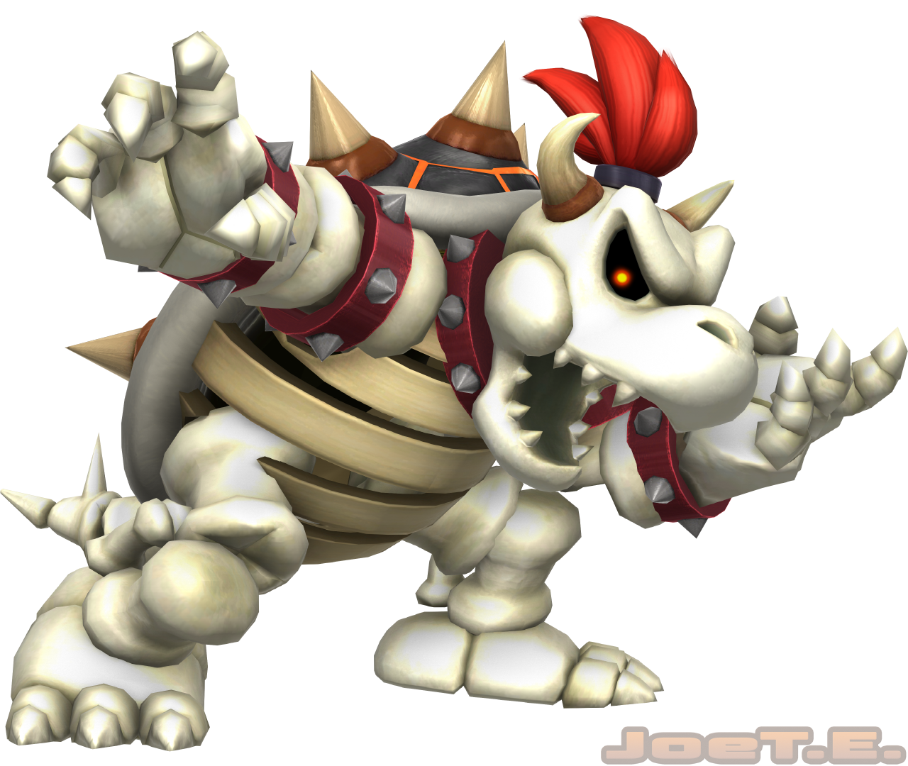 How To Draw Dry Bowser
