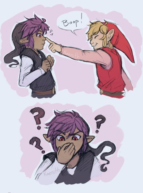 Link And Dark Link Comics