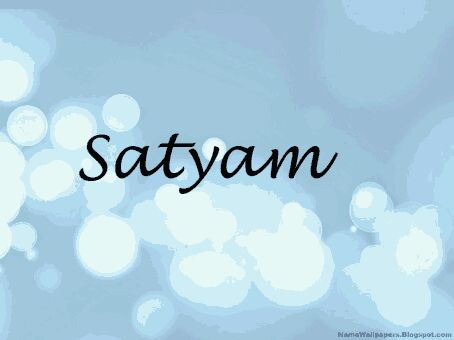 Satyam Name Wallpaper