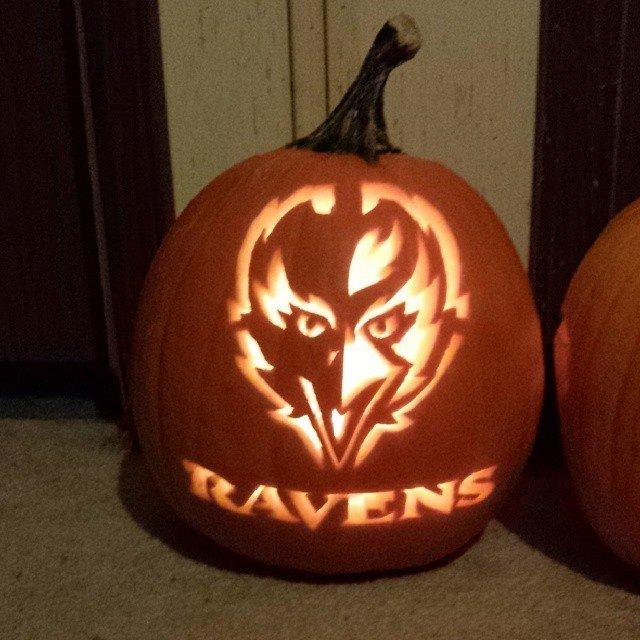 Raven Pumpkin Carving