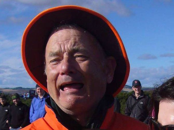 Bill Murray Acne Scars