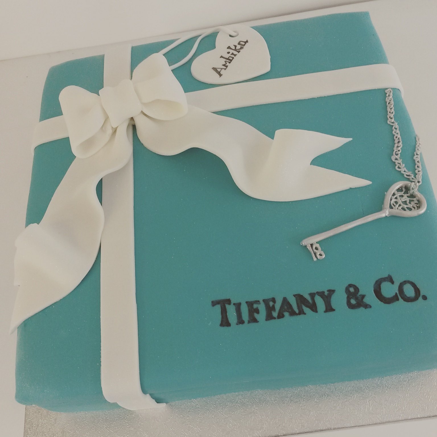 Tiffany And Co Box Cake