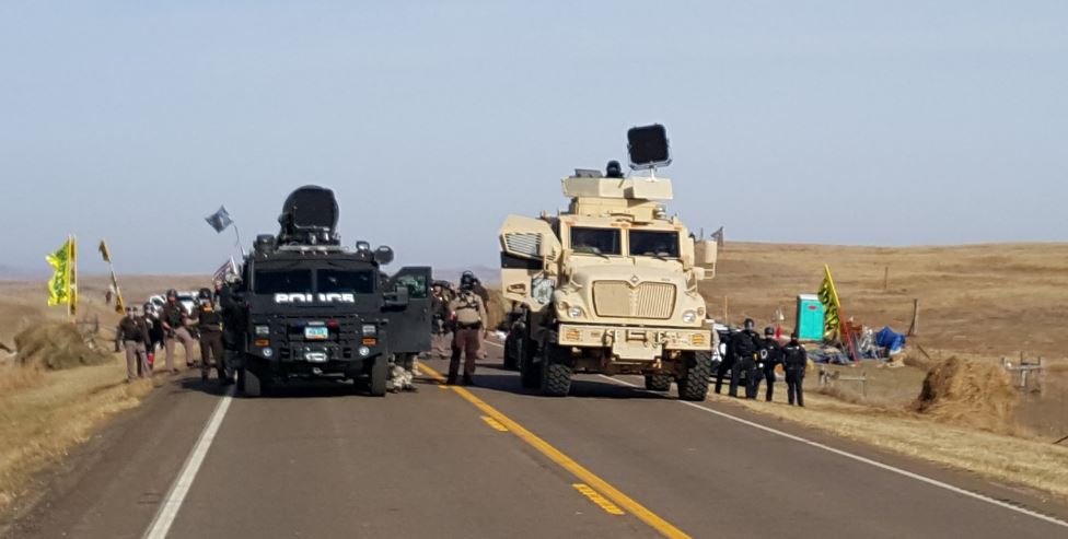 Police are using a long range acoustic device (LRAD) sonic weapon to ...