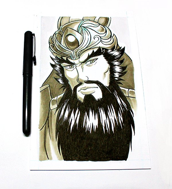 Guan Yu Drawing