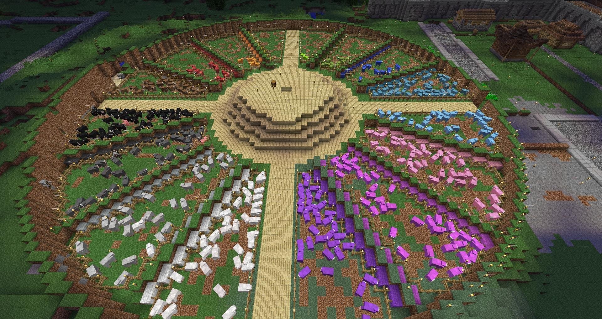 Minecraft Sheep Farm Design