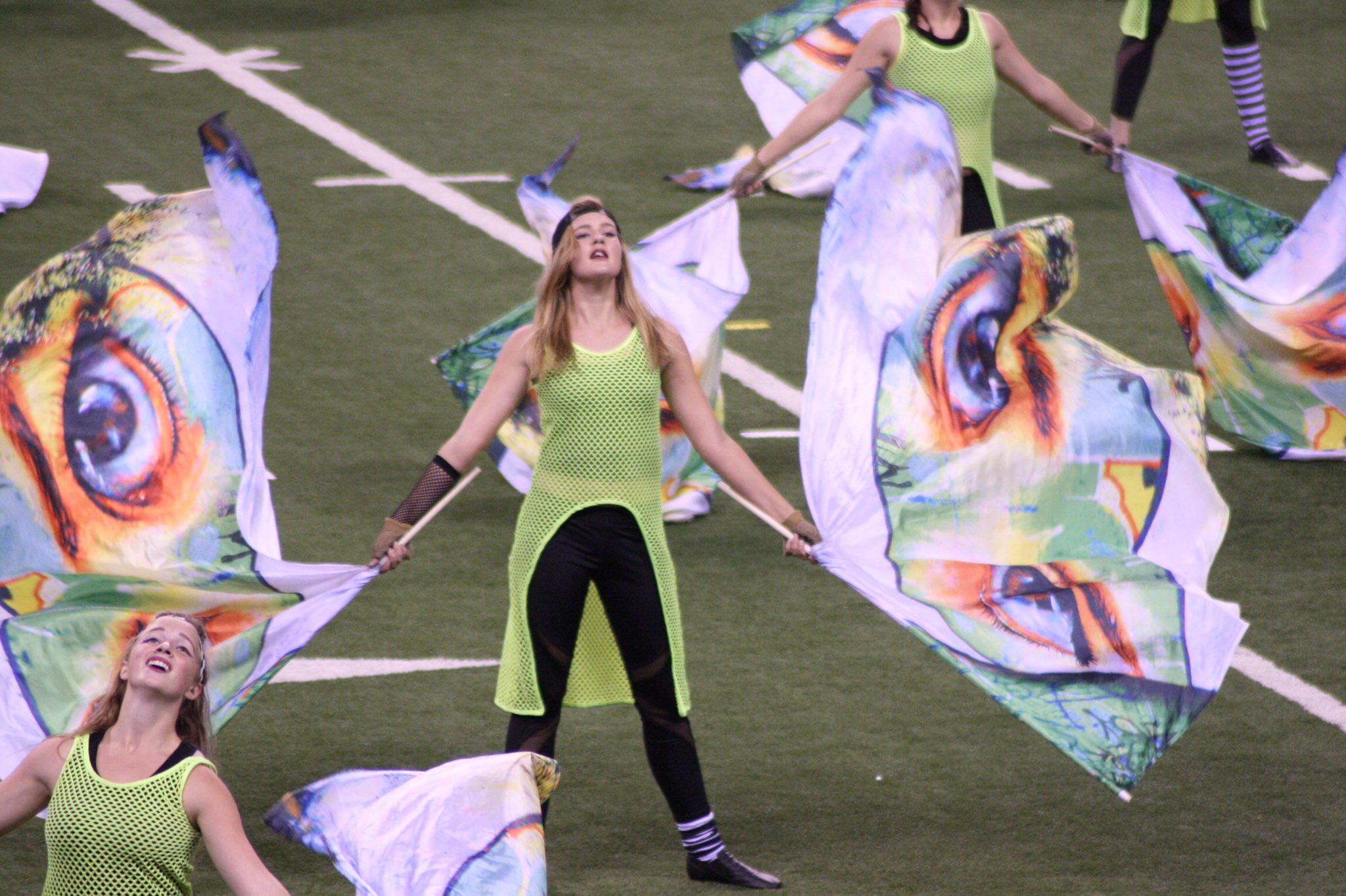 Color Guard Swing Flags