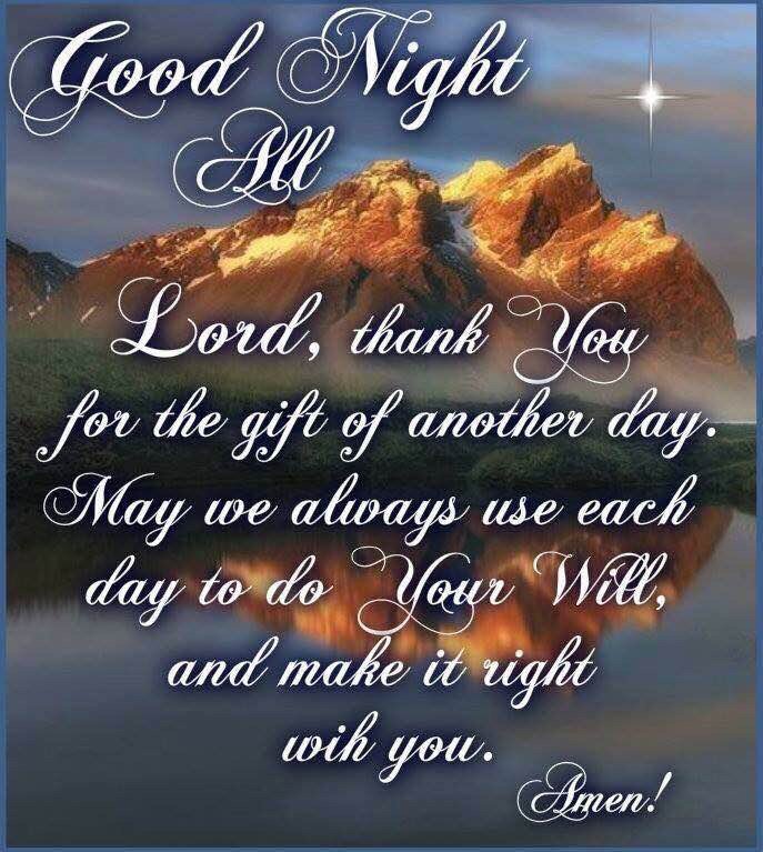 Christian Goodnight Prayer