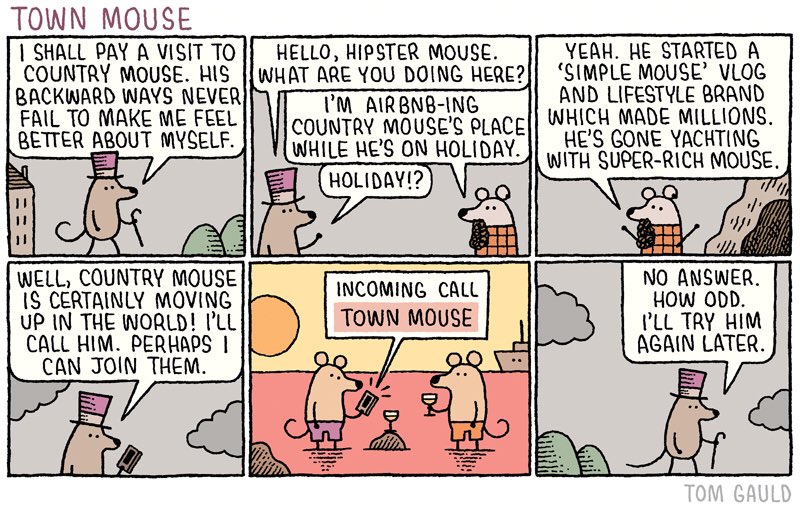 Town Mouse' https://t.co/nGH1aHXMu4 」Tom Gauldの漫画