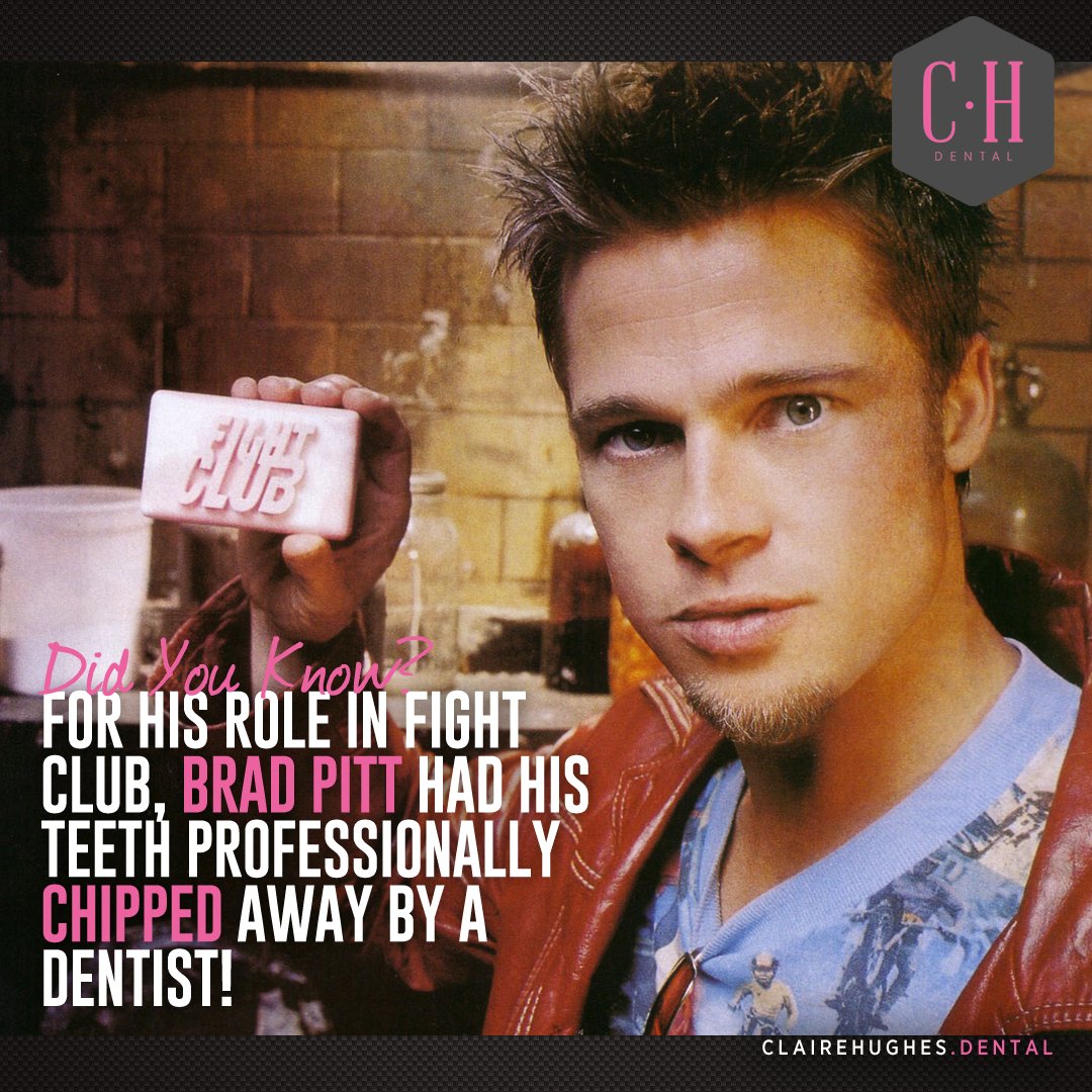 Brad Pitt Fight Club Teeth