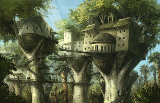 Treetop City Concept Art