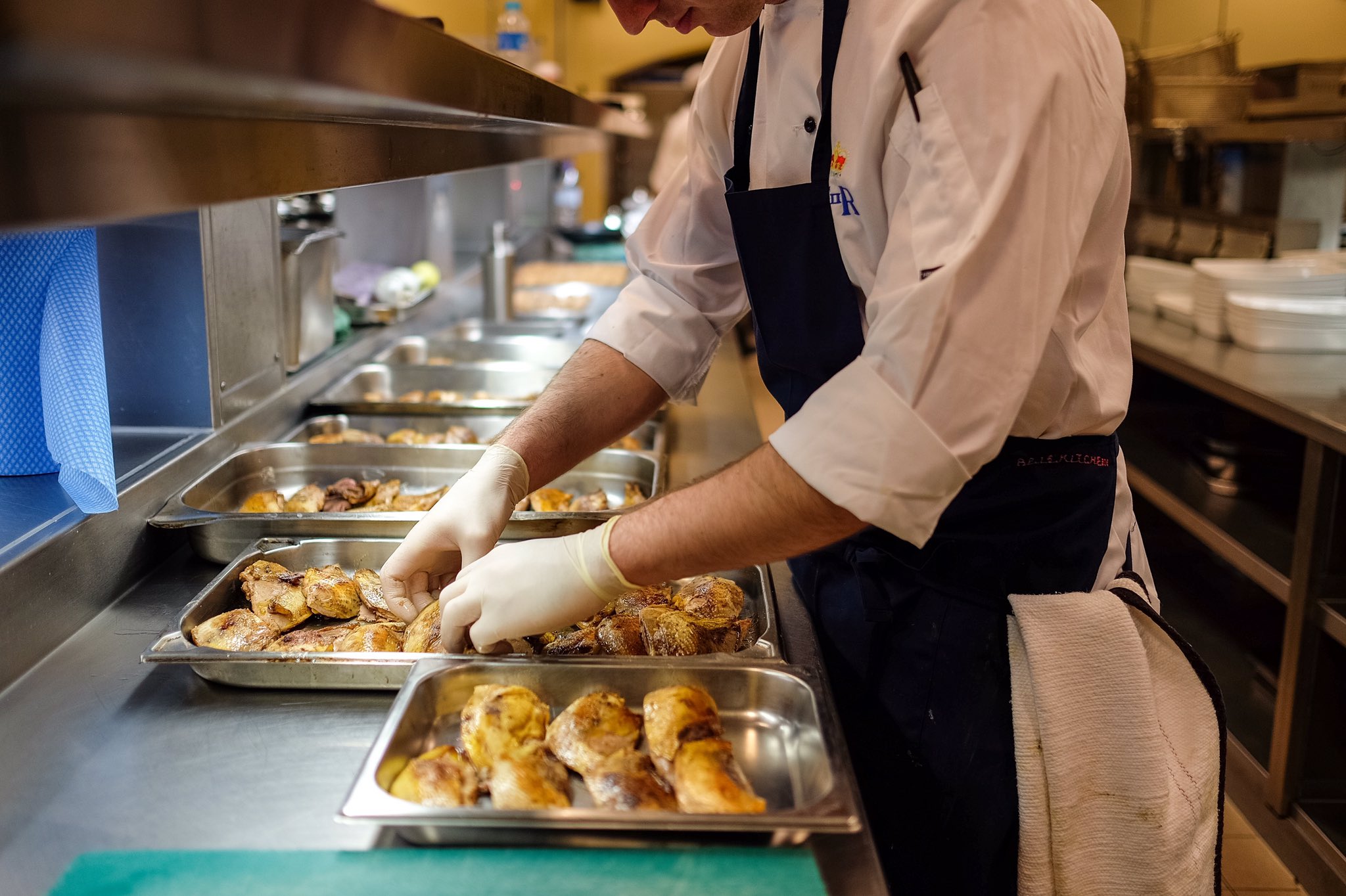 Inside Buckingham Palace Kitchen In The Kitchens At Buckingham Palace