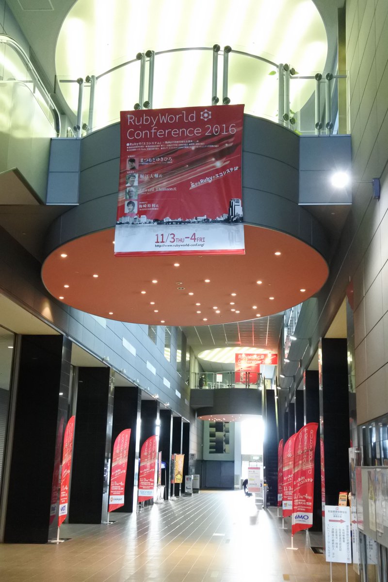 #RubyWorld Conference 2016 - Togetter [トゥギャッター]