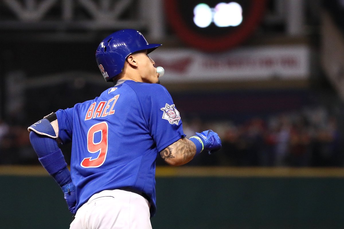Javier Báez (CHC): 2nd-youngest player (23 years, 337 days) in World ...
