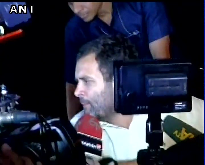 News18 on Twitter: "Delhi: Congress VP Rahul Gandhi has been released by police after being in ...